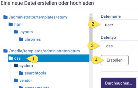 Joomla: Backendtemplate Atum, Hintergrundfarbe Header – GHSVS-Dein Web ...